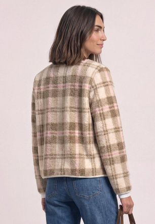 Street One Fellimitatjacke Karo-Style