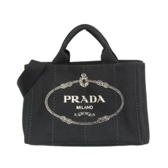 Prada Pre-owned Toile sacs-prada - Femme - Pre-owned - Noir - Taille: ONE Size