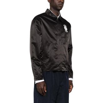 Kenzo Paris Emblem Zipped Coach Jacket - - Jackets - Herren - Schwarzk - S