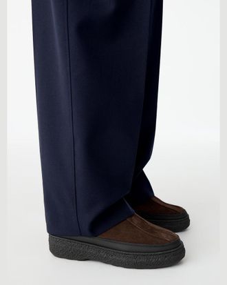 Arket Chunky Velourslederstiefel -Braun