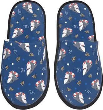 Generic Chaussons Femme Homme Imprim&eacute; Requin Mignon Chaussons Automne Hiver Antid&eacute;rapantes Chaude Pantoufles, Pour Int&eacute;rieur Ext&eacute;rieur, Femmes, F&ecirc;te, M