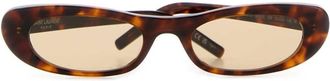 Saint Laurent Womens Printed Acetate Sl 557 Sunglasses Havbrown