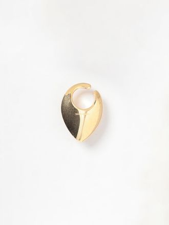 Panconesi Spada Ear Cuff aus Metall in Tropfenform mit graviertem Logo