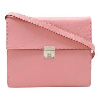 Herm&egrave;s Pre-owned Chevre Click 16 Schultertasche Pink - - Pre-owned - Damen - Rosa - ONE SIZE