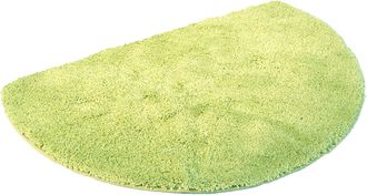 Mesana Mesana J-10005/33 kiwigr&uuml;n Duschmatte, Mikrofaser, Kiwi, 50x80 cm halbrund