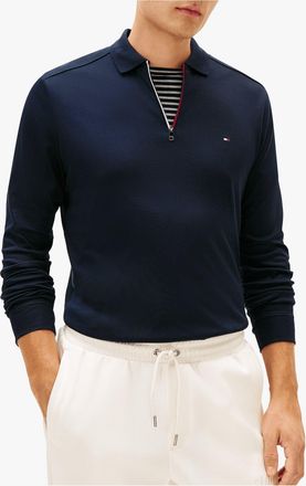 Tommy Hilfiger Polo col zipp&eacute; manches longues