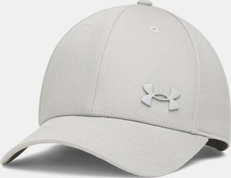 Under Armour Essential Low Verstellbare Kappe f&uuml;r Herren Titanium / Metallisch Silber Einheitsgr&ouml;sse