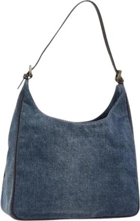 Fendi Sac bandouli&egrave;re vintage Pre-owned en toile - Femme - Pre-owned - Bleu - Taille: ONE Size