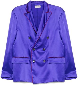 Pierre-Louis Mascia ADANA Jacke aus Seide - Violett