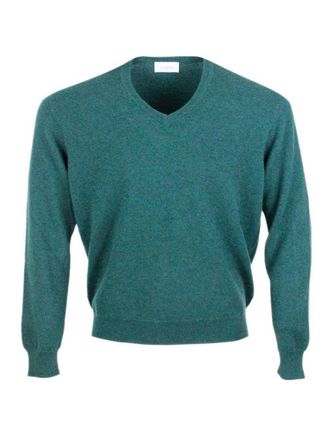 Malo Pull Col Rond - Vert Fonc&eacute;