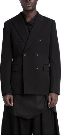 Comme Des Gar&ccedil;ons Homme, Vestes, Noir, Taille: S Double Breasted Blazer