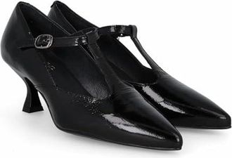 Lince Lince Chaussures avec boucle confortable | Semelle en caoutchouc | Semelle int&eacute;rieure en gel | I55403 | Fabriqu&eacute;es en Espagne, Cuir Rock Noir, 38 EU