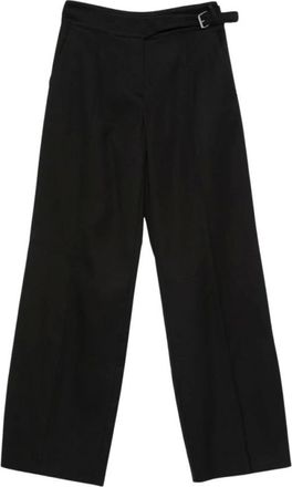 Sportmax Femme, Pantalons, Noir, Taille: 40 FR Spxsalita Wide Pantalons