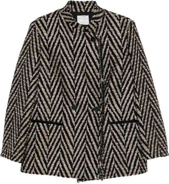 Forte_Forte Casualjacke - Schwarz