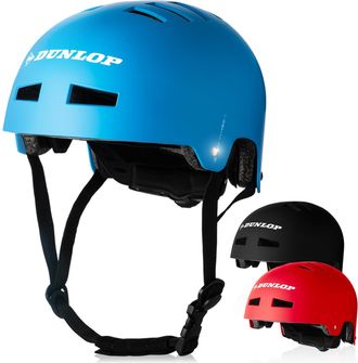 Dunlop Sports Fahrradhelm Kinder Jugendliche Erwachsene - Test Sehr Gut - Leichter robuster Urban Allrounder Helm, 14 Fach belüftet, Schnellverschluss, Auto Kopfanp