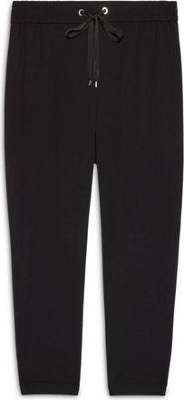 Fiorella Rubino Femme, Pantalons, Noir, Taille: 44 FR Joggers en tissu extensible