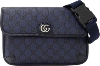 Gucci unisex, Pre-owned, Bleu, Taille: ONE Size Sac Banane Pre-owned