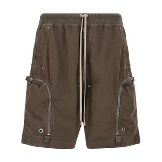 Rick Owens Homme, Shorts, Gris, Taille: S Bauhaus Pod Bermuda Shorts