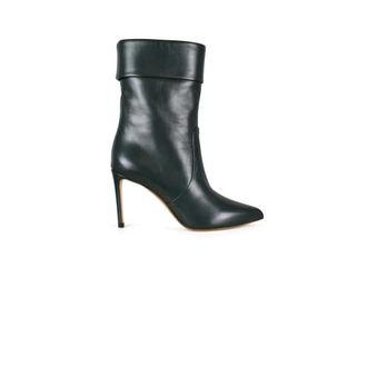 Francesco Russo R1B561 Leder-Stiefeletten - - Shoes - Damen - Gr&uuml;n - 35 1/2 EU