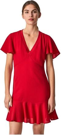 Pepe Jeans London Damen Iria Kleid, 264royal Rot, M EU