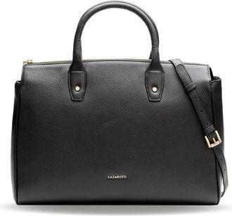 Lazarotti Bologna XL Damen Leder Handtasche | längenverstell- & abnehmbarer Tragegurt | sehr große Henkeltasche 40 cm