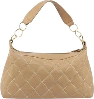 Chanel Pre-owned Sac bandouli&egrave;re vintage - Femme - Pre-owned - Beige - Taille: ONE Size