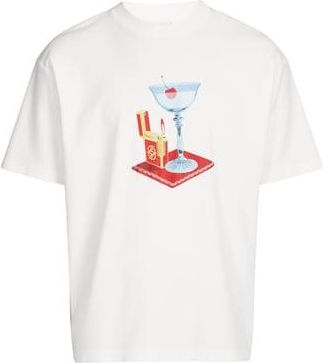 Dr&ocirc;le de Monsieur T-shirt imprim&eacute; &agrave; col rond en coton