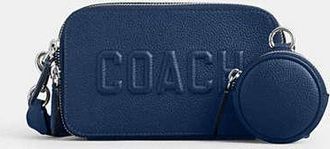 Coach Charter schmale Umh&auml;ngetasche mit Coach-Grafik