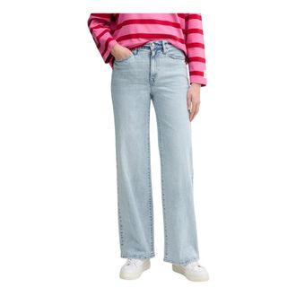 DKNY High Rise Tailored Wide Leg Jean - - Jeans - Damen - Blau - W27