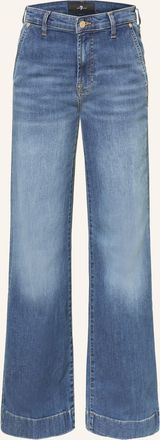 7 For All Mankind Flared Jeans Modern Dojo blau