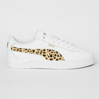 Puma Jada Sneaker f&uuml;r Damen, Plattform-Absatz (Wei&szlig;/Leopard)