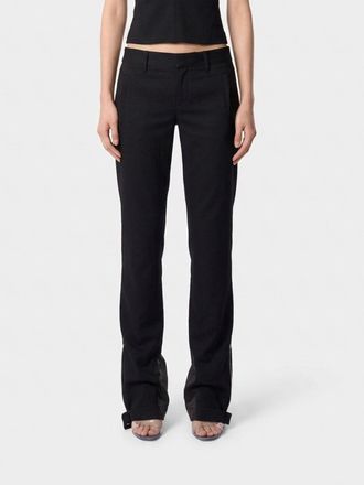 Dsquared2 Skinny-Hose mit niedrigem Bund aus reiner Schurwolle