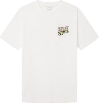 Springfield T-Shirt pour Homme, M, Ivoire, Blanc Ivoire, M