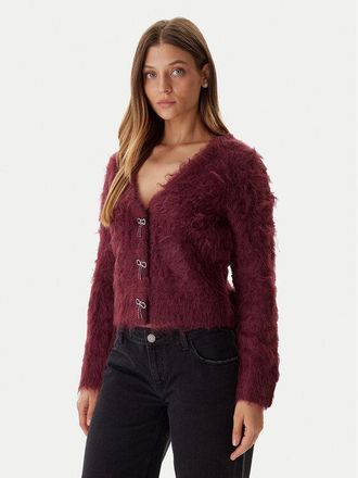 Guess Strickjacke W5BR91 Z3JI2 Dunkelrot Relaxed Fit