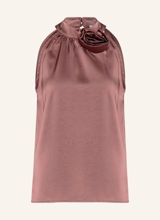 Neo Noir Neo Noir Blusentop Rosette Aus Satin rosa