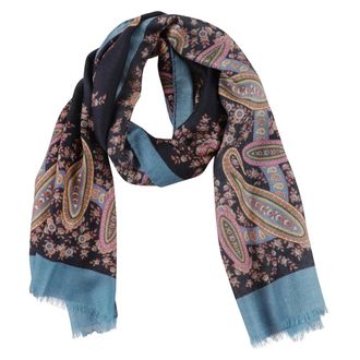 Etro Femme, Accessoires, Multicolore, Taille: ONE Size &Eacute;charpe en laine, cachemire et soie