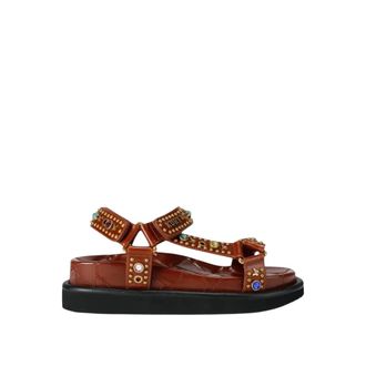 Kurt Geiger Femme, Chaussures, Brun, Taille: 38 EU Orson Sandal