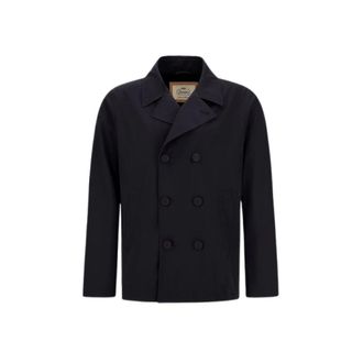 Herno Pea Coat in Dean - - Coats - Herren - Blau - L