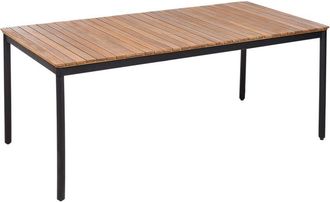 Beliani Gartentisch VALLESE 180 cm 90 cm Akazienholz Braun