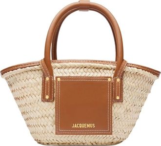 Jacquemus Femme, Sacs, Beige, Taille: ONE Size Le petit panier Soli