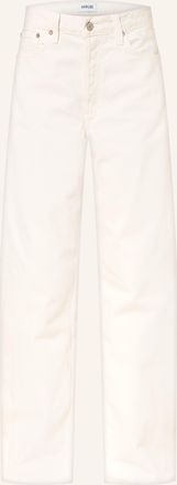 A Gold E Agolde Wide Leg Jeans Arc Jean weiss
