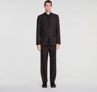 Sandro Veste de costume en laine