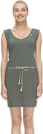 Ragwear Slavka Streetwear Robe pour femme 100 % v&eacute;g&eacute;talien, Vert fonc&eacute; 2311_5021, M