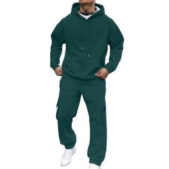 Generic Survetement Homme,Jogging Ensemble Respirant et Confortable, Surv&ecirc;tement Homme, Sweat &agrave; Manches Longues et Sportswear pour Gym et Jogging &Eacute;l&eacute;gant Comb