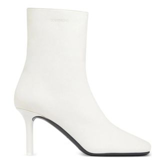 Courr&egrave;ges Heritage Square-toe Ankle Boot - - Shoes - Damen - Wei&szlig; - 39 EU