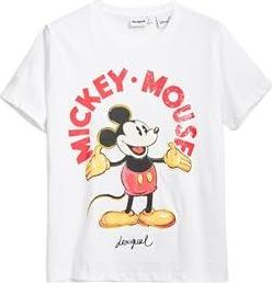 Desigual TS_Mickey Mouse, 1000 White, L