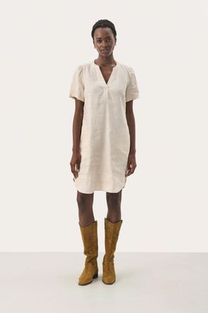 Part Two Kleid Gerade Passform offwhite