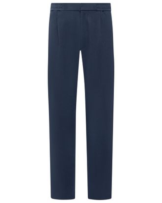 Calvin Klein Jerseyhose mit Dehnbund und Bundfalte, Slim Tapered Fit in