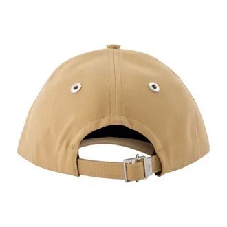 Ami Unisex Quota Ami De Coeur Cap - Paris Cotton Beige Accessories Hats