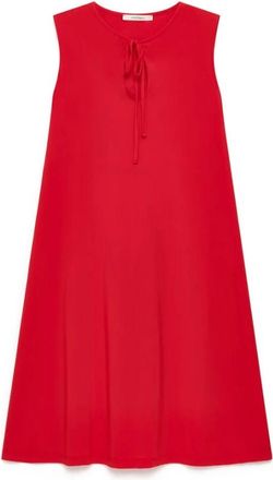 Maliparmi Maliparmi, Femme, Robes, Rouge, Taille: 46 FR Robe Douce en Jersey